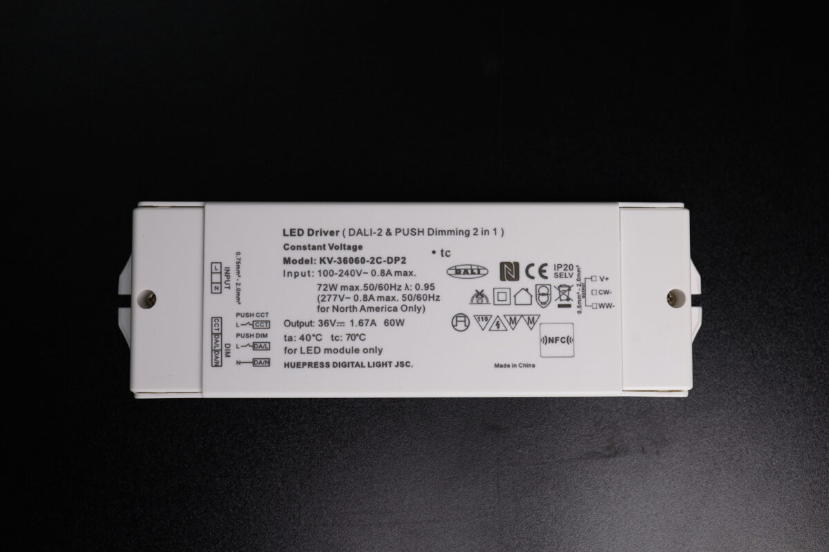 DALI-2 led driver CCT 60W (hỗ trợ chip led Bridgelux) – HuePress