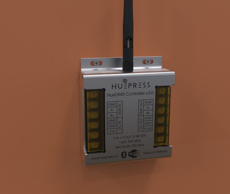 DMX PRO- master controller cho đèn thông minh wired và wireless – HuePress