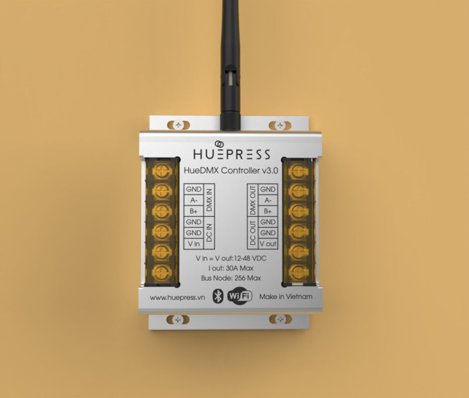 DMX PRO- master controller cho đèn thông minh wired và wireless – HuePress