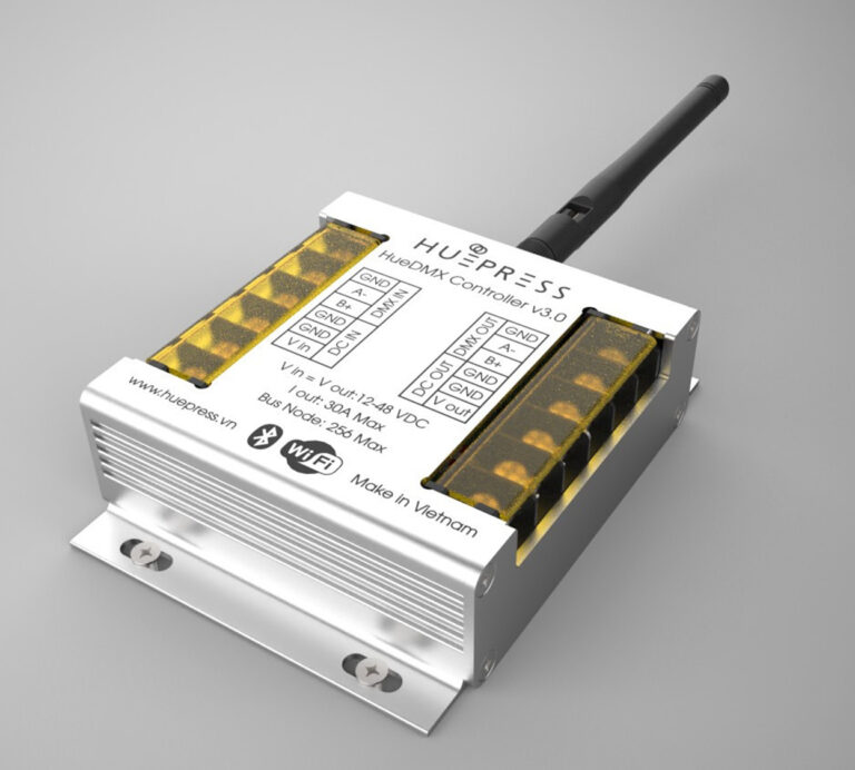 DMX PRO- master controller cho đèn thông minh wired và wireless - HuePress