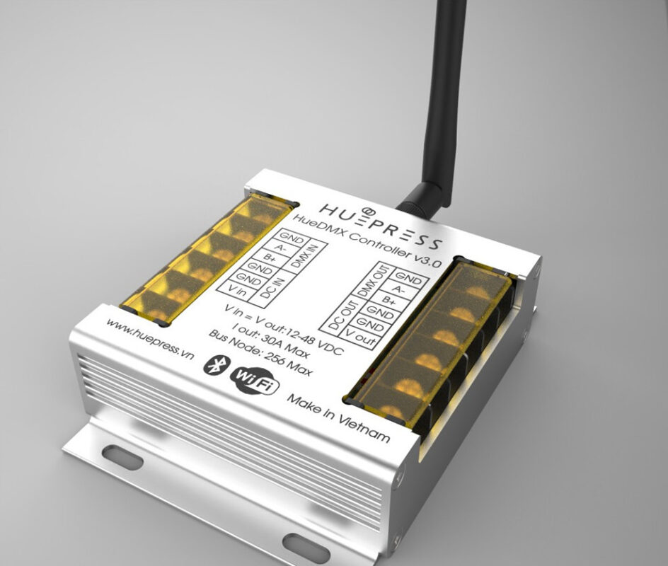 DMX PRO- master controller cho đèn thông minh wired và wireless – HuePress