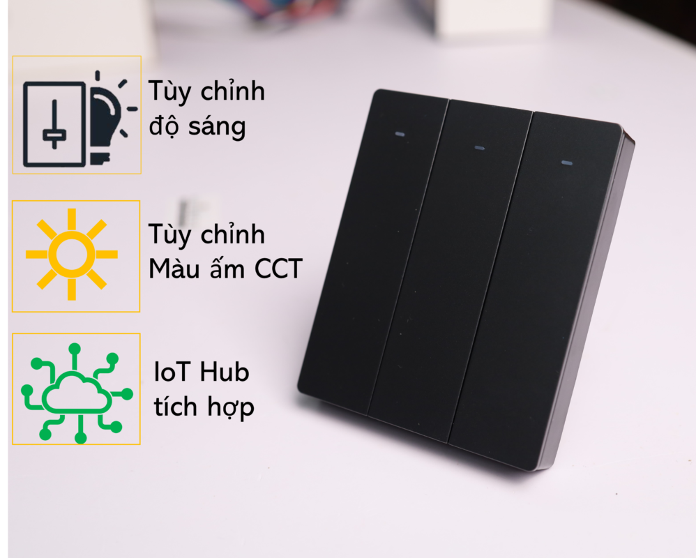 smart Switch Hub- CCT Dim switch with integrated WiFi-BLE Hub – HuePress