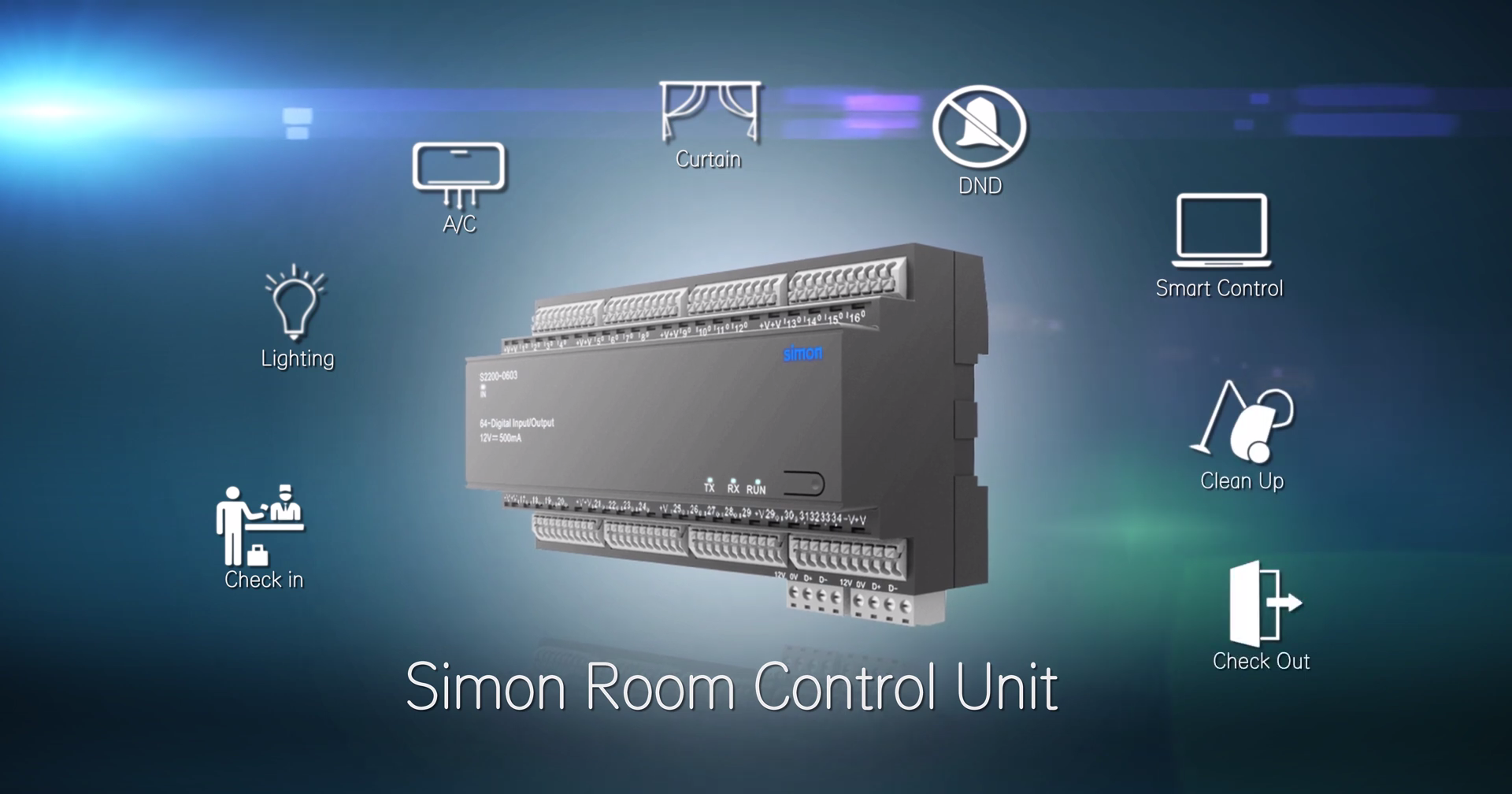 Simon RCU kết hợp đèn HuePress - HuePress